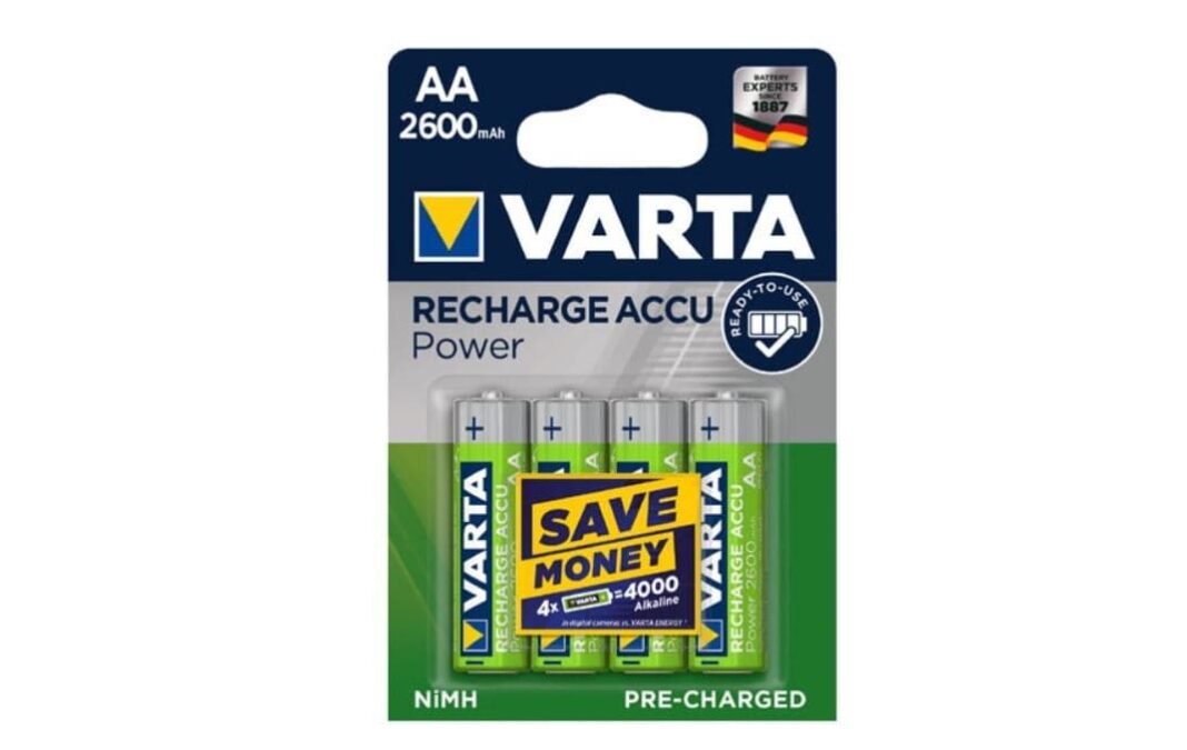 Varta Rechargeable Accu 2 600 Mah Battery Review - Teknonel