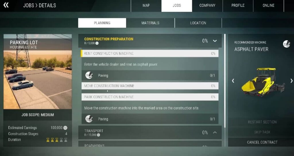 Construction Simulator 2022: How To Accept A Job? - Teknonel