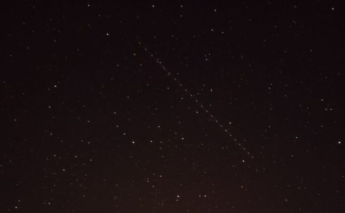 Advertisements In Space Visible At Night By Formation Flying Of ...