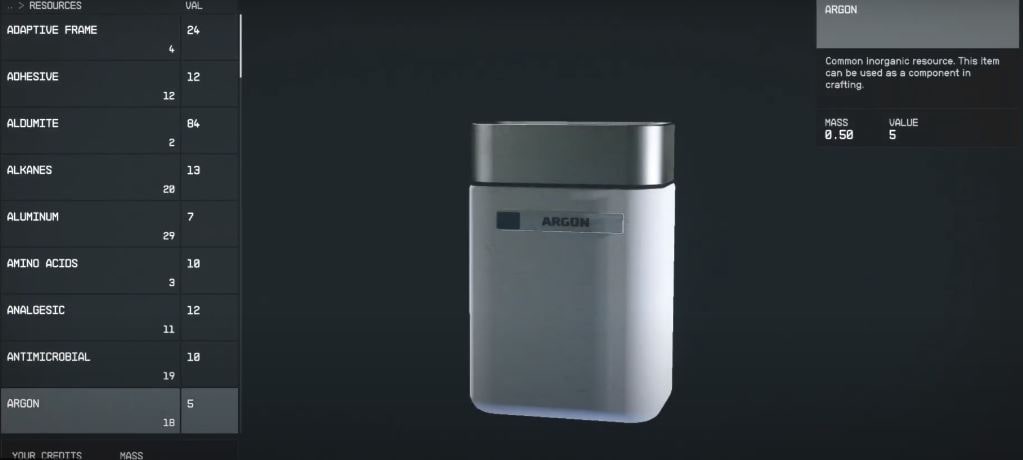 Starfield: Best Locations To Find Argon - Teknonel